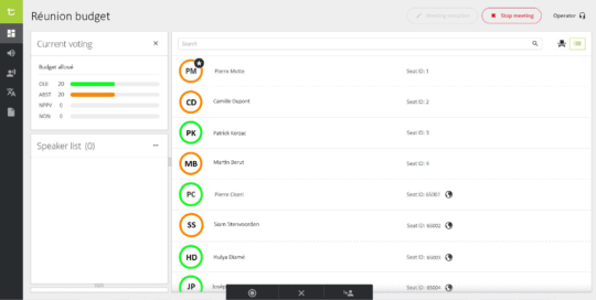 Logiciel Confero Meet - Televic Conference France